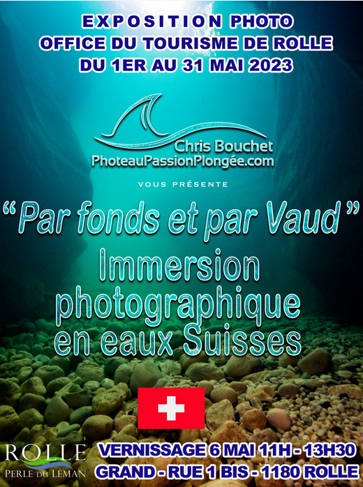 Par fonds et par Vaud - Exposition photos lacustres à Rolle - CSO - Genève